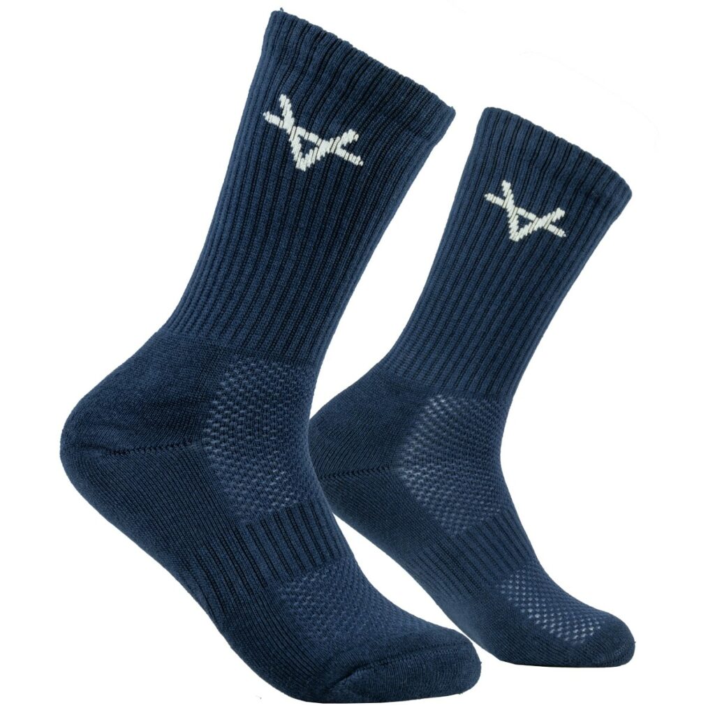 Oxen Navy Crew Socks - Elite Pro Sports