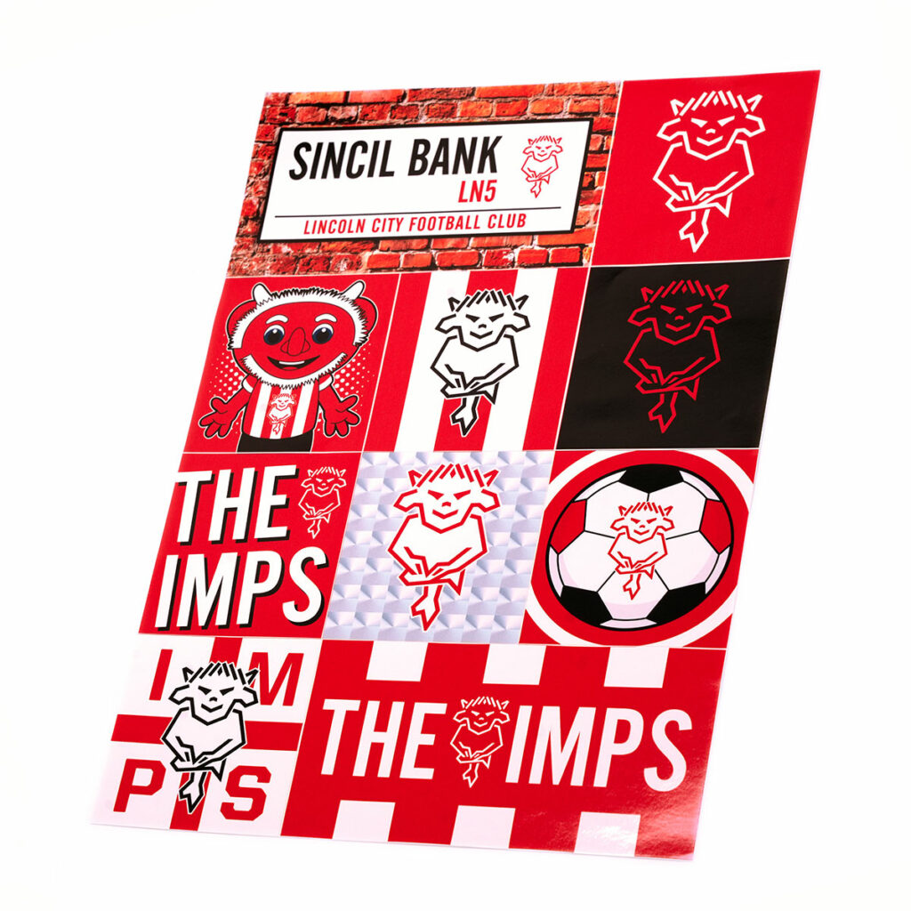 Lincoln City Sticker Set A4 - Elite Pro Sports