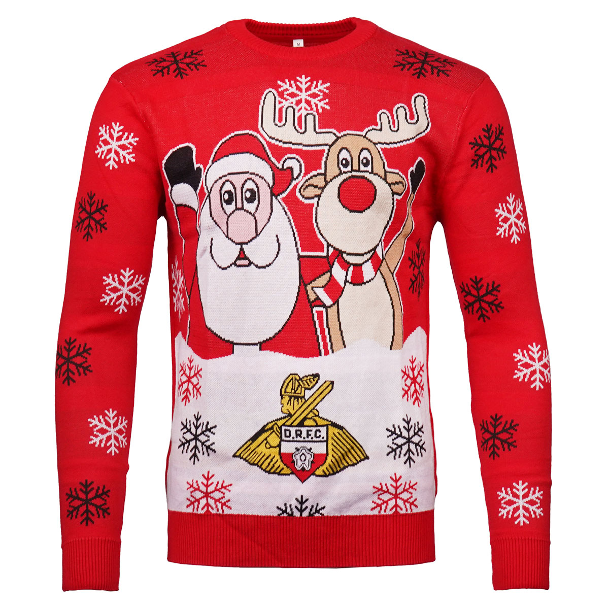 Doncaster Rovers Logo Christmas Jumper - Elite Pro Sports