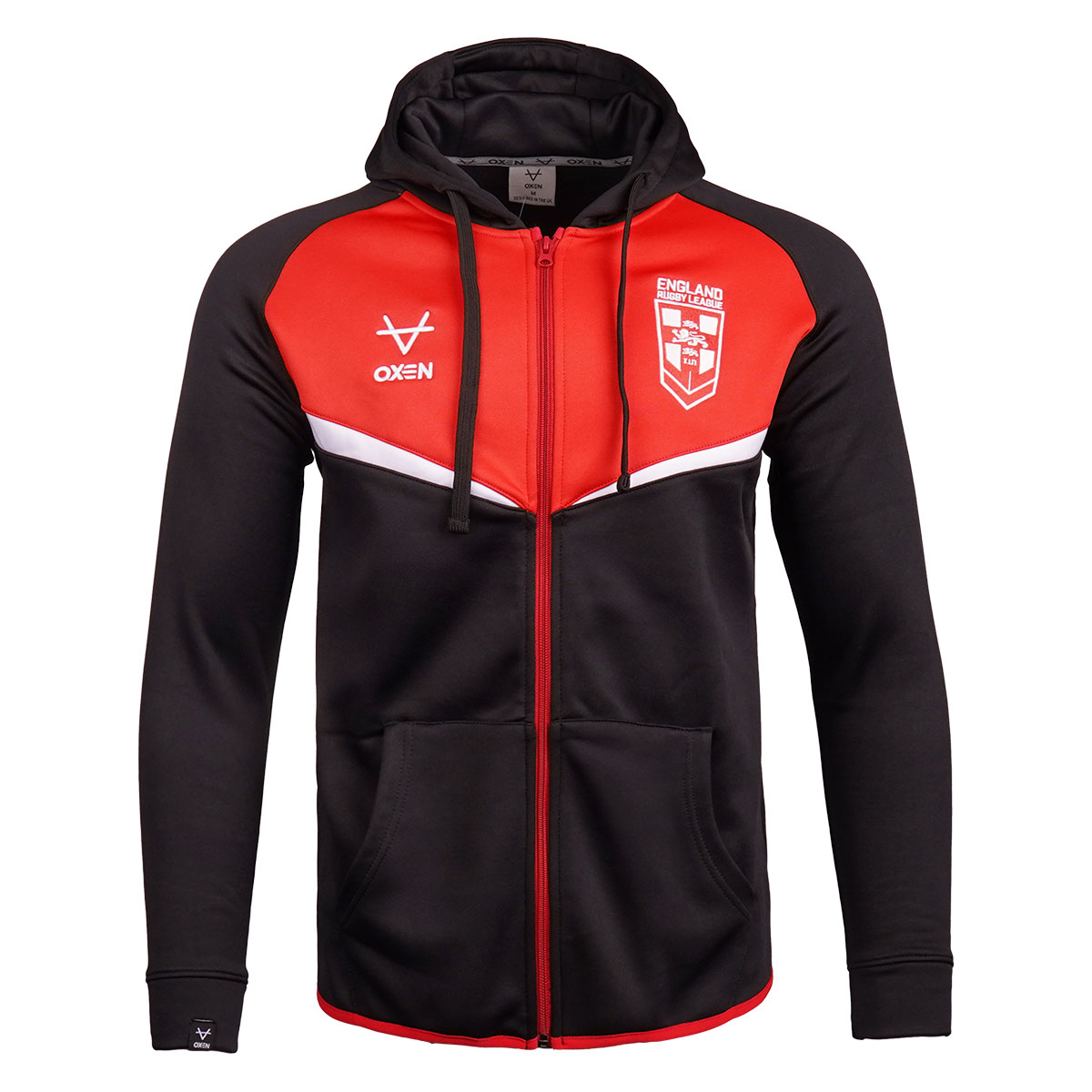 England RL Front Panel FZ Hoody - Elite Pro Sports