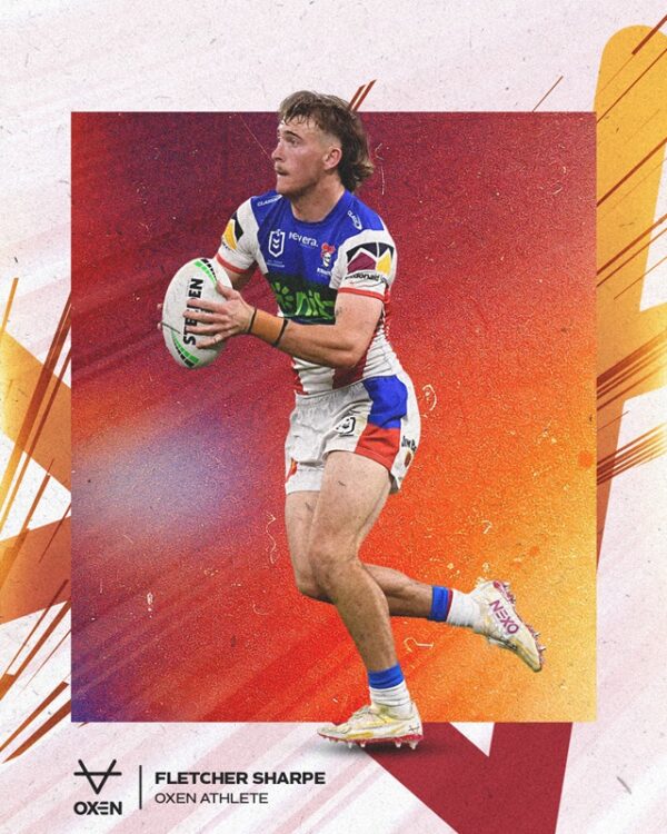 Oxen Sports sign NRL sensation Fletcher Sharpe as Official Athlete