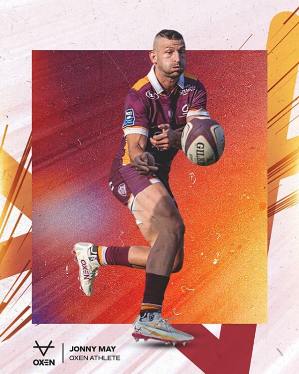 Oxen Sports welcome England Rugby legend Jonny May as Official Athlete