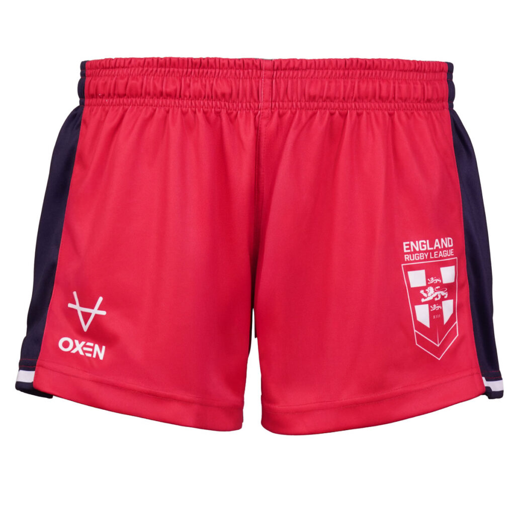 England RL Poppy Kit Shorts JNR - Elite Pro Sports