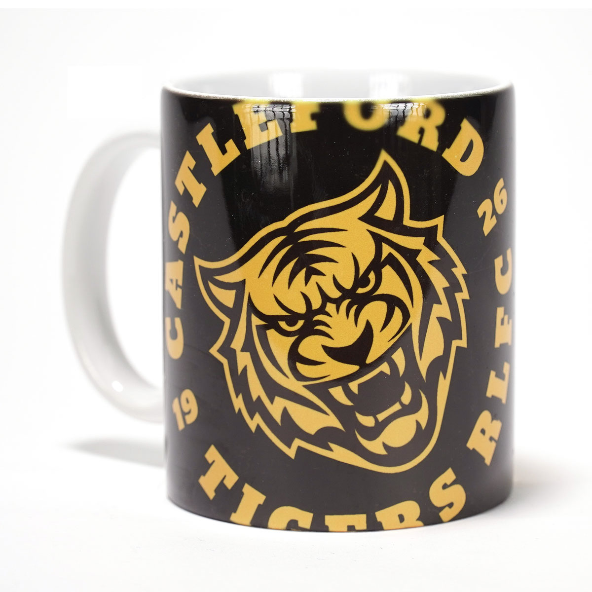 Castleford Tigers Logo Stamp Mug - Elite Pro Sports